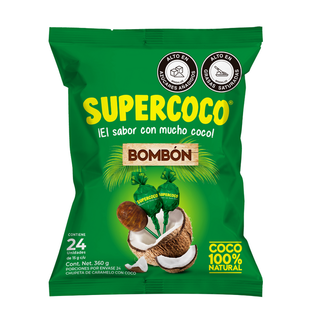 Supercoco Lollipop x24 units | Supercoco | By Super | SombreroLatinFoods.ca