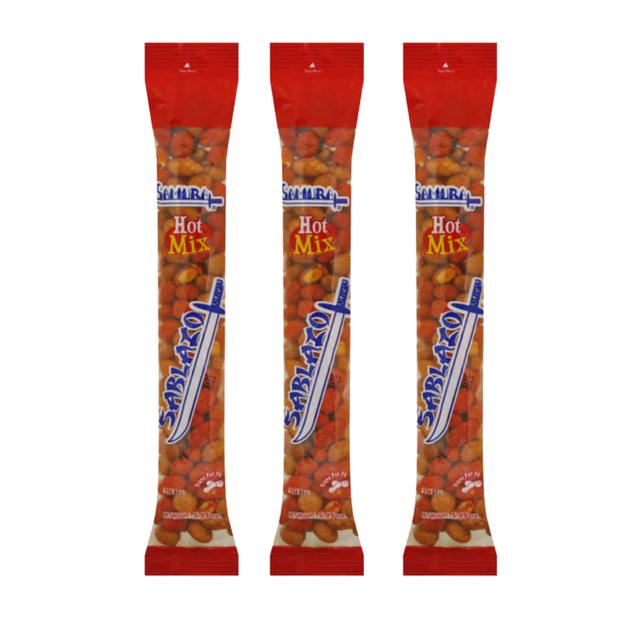Sablazo x3 Hot Mix Flavor Peanuts | Mani Recubierto Hot Mix Flavor | B ...