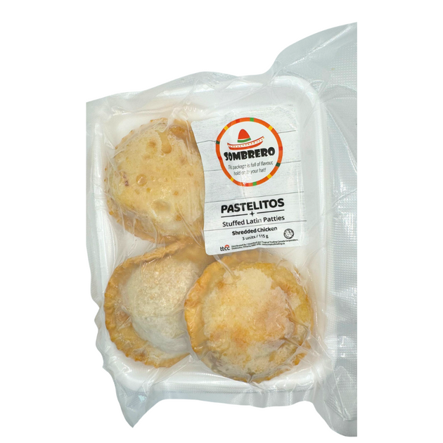 Shredded Chicken Latin Patties x4 (115 gr) | Pastelitos de pollo Desme ...