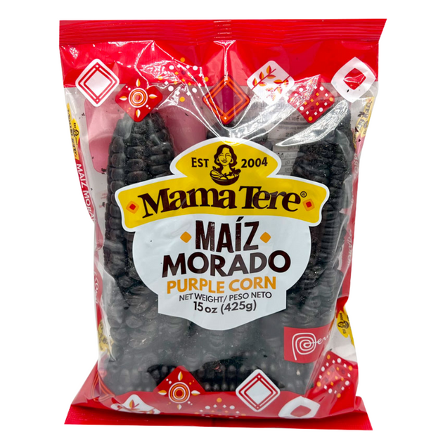Dry Purple Corn 425gr | Maiz Morado | By Mama Tere | SombreroLatinFoods.ca
