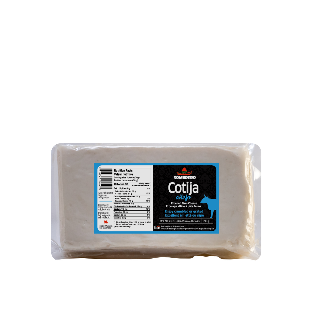 Cotija Añejo Cheese 290Gr | Queso Cotija Añejo | By Sombrero ...